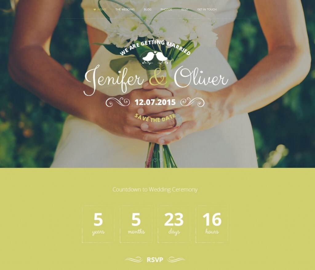 15+ Best Wedding HTML Templates | Design Shack
