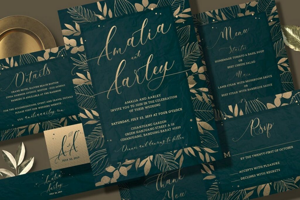 10 Best Wedding Color Schemes for Invitations & Stationery (+ Examples ...