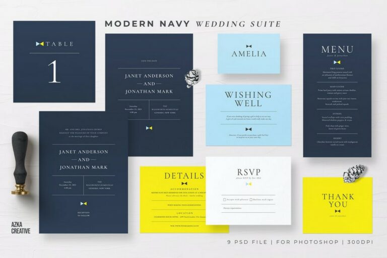 10 Best Wedding Color Schemes for Invitations & Stationery (+ Examples ...