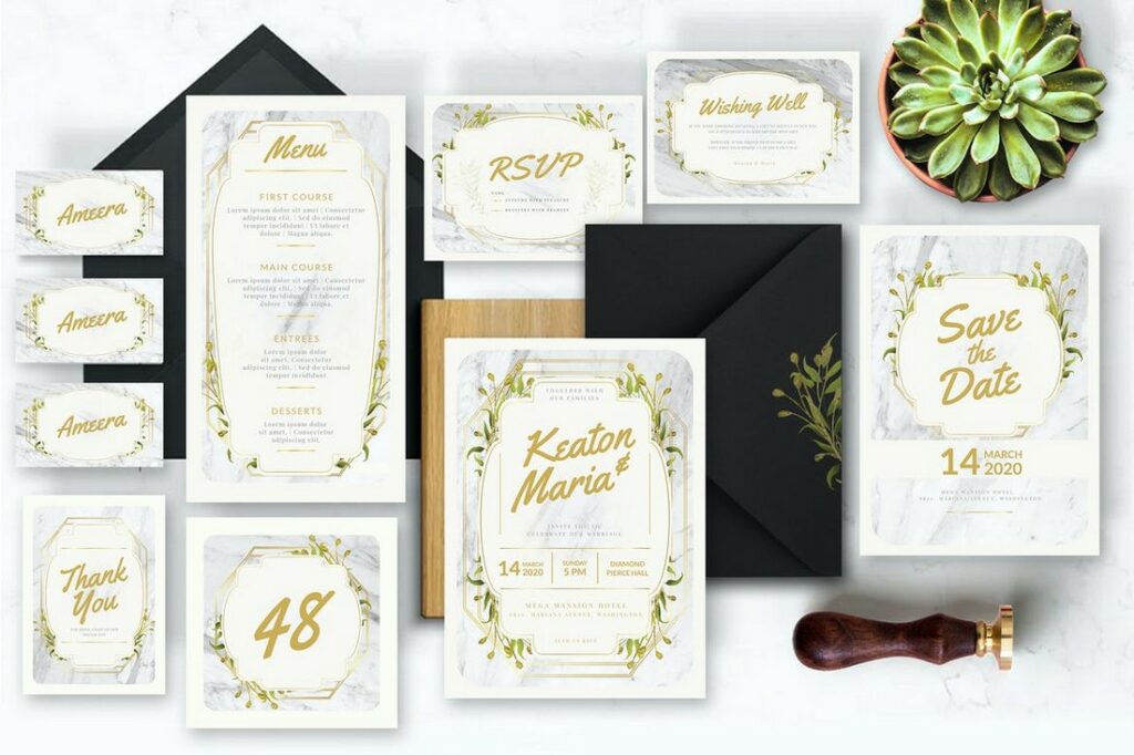 10 Best Wedding Color Schemes for Invitations & Stationery (+ Examples ...
