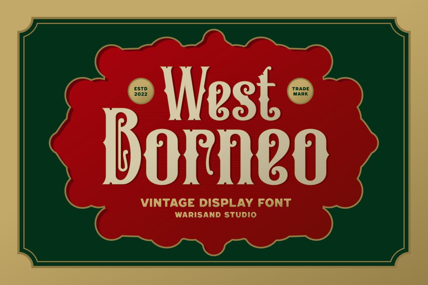 West Borneo Vintage Tattoo Font | Design Shack