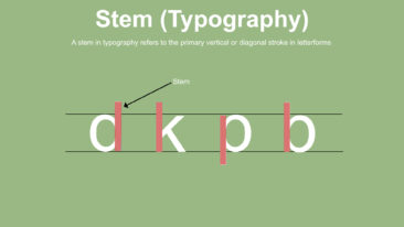 What Is Stem in Typography? | Design Shack
