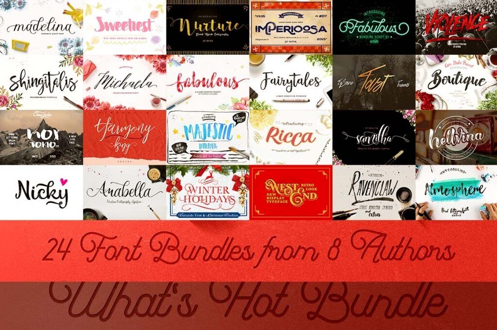 30 Premium Font Bundles | Design Shack