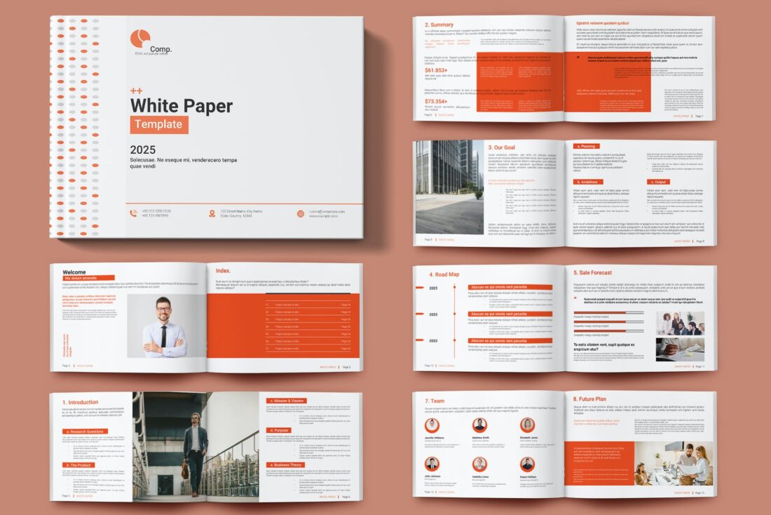 30+ Best White Paper Templates for Word & InDesign | Design Shack