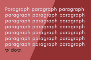 What Is a Widow or Orphan in Typography? | Design Shack