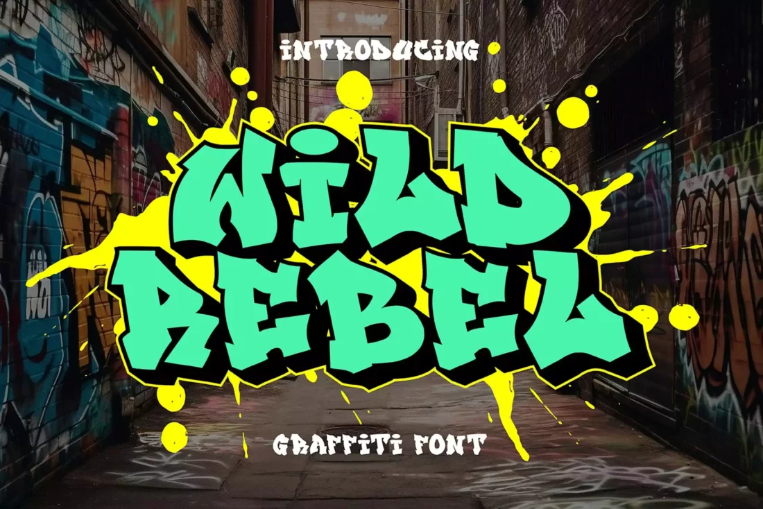Wild Rebel Punk Graffiti Font | Design Shack