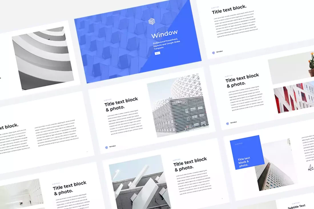 Window Presentation Template | Design Shack