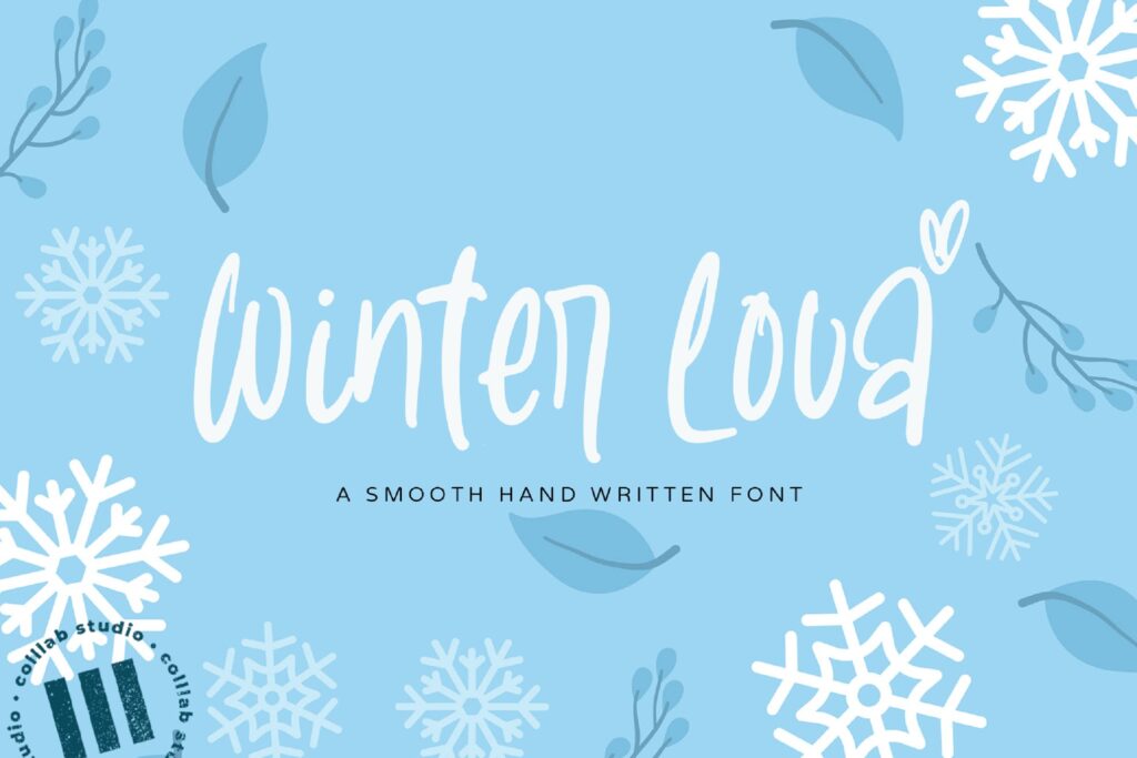 30+ Best Winter, Ice & Snow Fonts (Free & Pro) | Design Shack