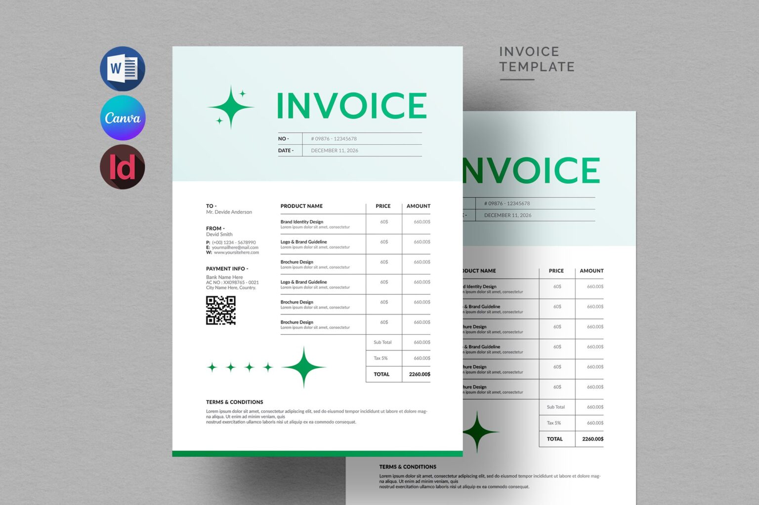 40+ Best Invoice Templates for Word (Free & Pro) 2025 | Design Shack