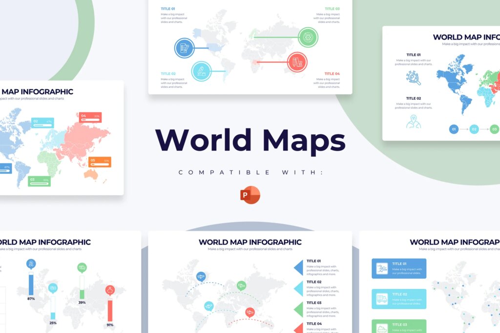 20+ Best World Map Templates for Designers (Free & Pro) | Design Shack