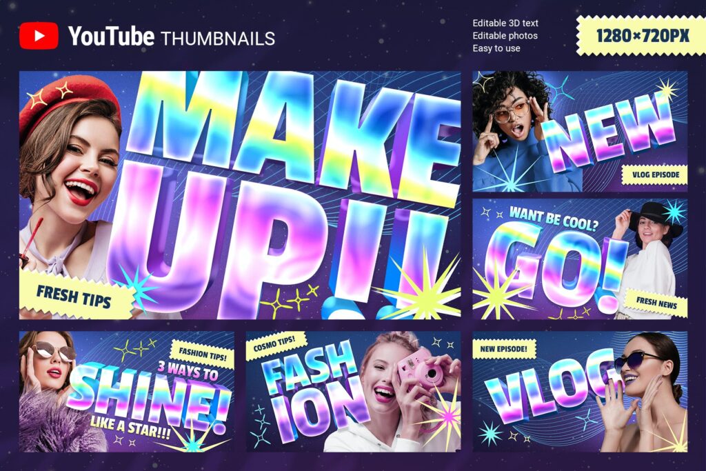 35+ Best YouTube Thumbnail Templates in 2024 | Design Shack