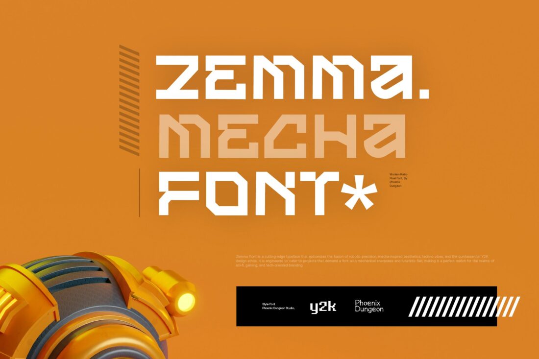 25+ Best Futuristic Robotic Fonts | Design Shack