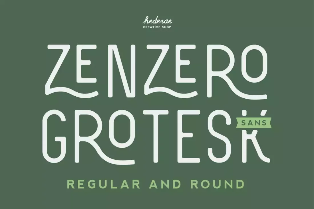 Zenzero Font | Design Shack